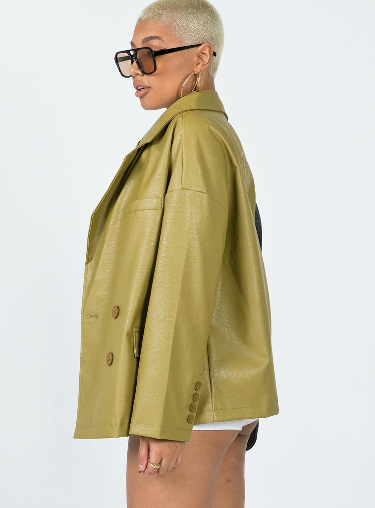 Chaser Jacket Green | Princess Polly AU