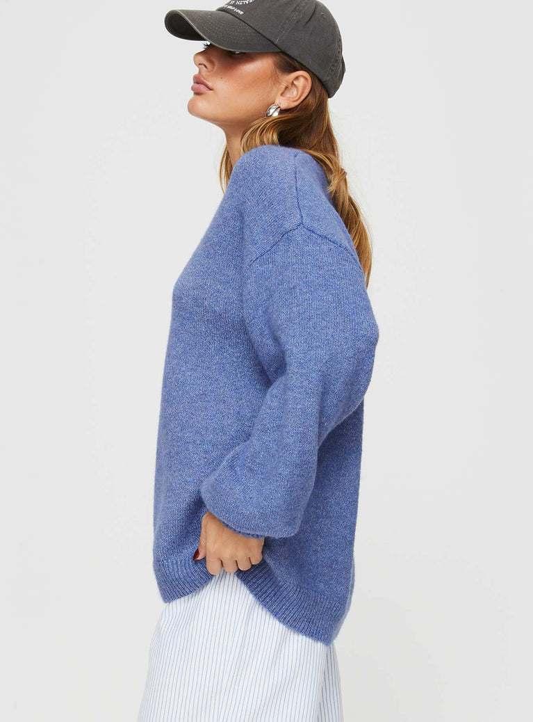 Ryanna Sweater Blue | Princess Polly AU