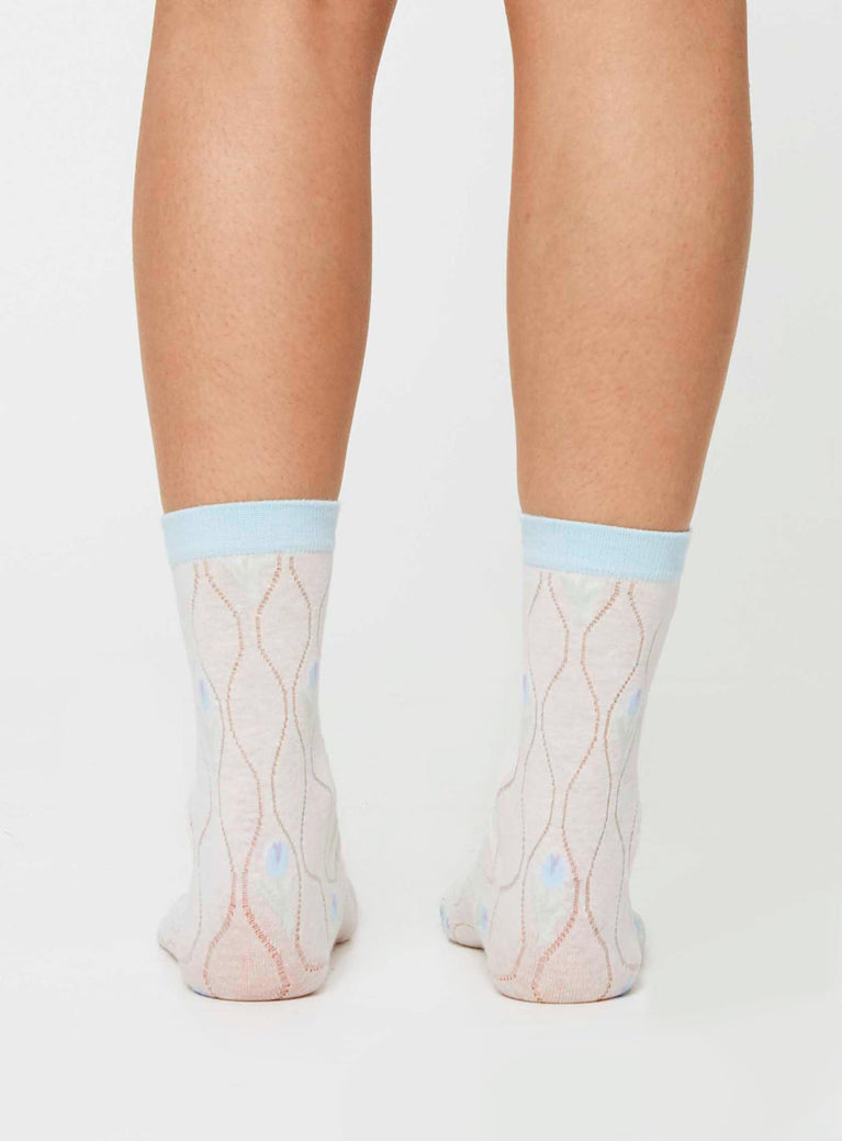 Lorah Socks White | Princess Polly AU