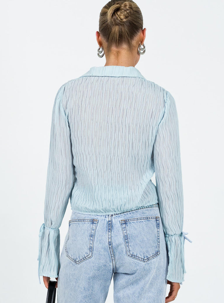 Aluna Shirt Blue | Princess Polly AU