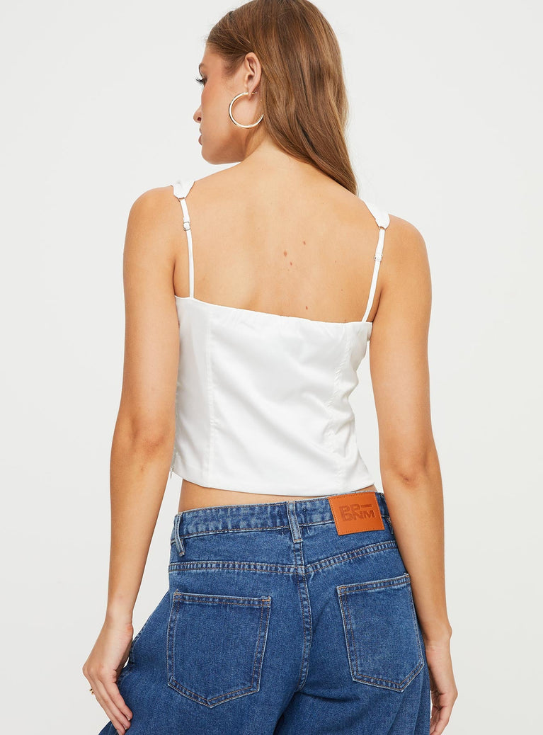 Armaya Top White | Princess Polly AU