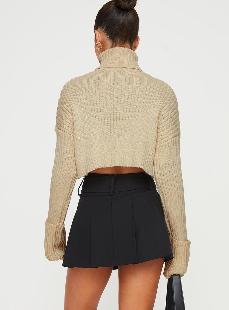 Kinzlee Mini Skirt Black | Princess Polly AU