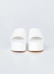 Austin Heels White Croc | Princess Polly AU