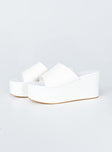 Austin Heels White Croc | Princess Polly AU