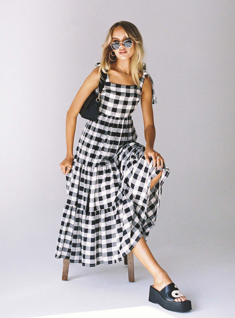 Rae Maxi Dress Black | Princess Polly AU